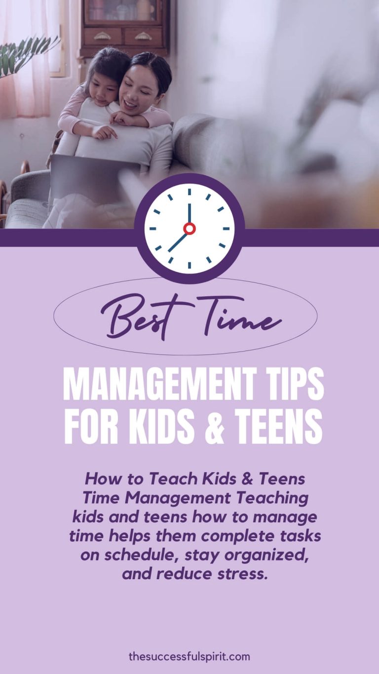 Simple Time Management for Kids: How to Stay on Track | Successful Spirit